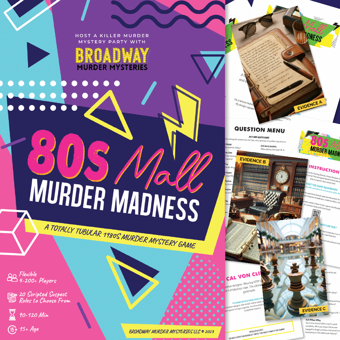 Murder Mystery Game Kits | Broadway Murder Mysteries